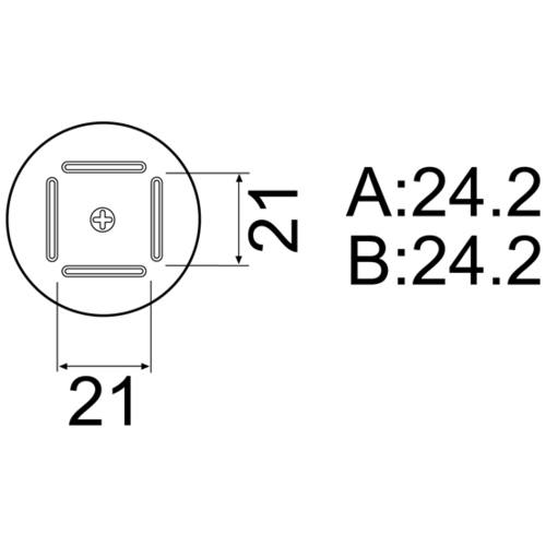 オレンジブック トラスコ中山　TRUSCO白光 ノズル BQFP 24mmX24mm 〔品番:A1182B〕[ 注番:8497389]特長●BQFP　24×24用です。用途●ホットエアー用オプションノズルに。仕様●品名：ノズル●摘要：FR-...