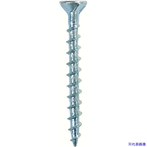 オレンジブック トラスコ中山　TRUSCODAIDOHANT ユニクロ コーススレッド フレキ頭 3.8x45 (約500本入) 〔品番:00045790〕[ 注番:8498774]特長●ねじ山の間隔が長く（粗目）ねじの溝が深い電動工具を使...