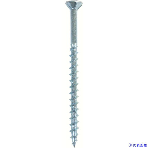 オレンジブック トラスコ中山　TRUSCODAIDOHANT ユニクロ コーススレッド フレキ頭 4.2x65 (約300本入) 〔品番:00045793〕[ 注番:8498777]特長●ねじ山の間隔が長く（粗目）ねじの溝が深い電動工具を使...