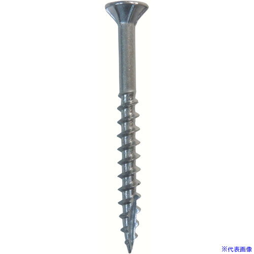 オレンジブック トラスコ中山　TRUSCODAIDOHANT ステンレス軸細コーススレッド フレキ頭 3.3x45 (約600本入) 〔品番:00047842〕[ 注番:8498783]特長●軸が細く先端足割れ加工が木割れを防ぎます。●フレ...