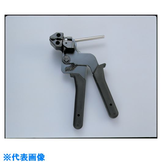 オレンジブック トラスコ中山　TRUSCOTYTON タイメイト 結束工具 〔品番:KSTSTG200〕[ 注番:8503791]特長●メタルタイの引き締めと切断を行う工具です。●引き締め調整は、トリガーを引きながら行い、最後にタイカット用...