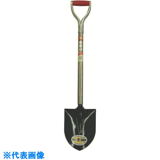オレンジブック トラスコ中山　TRUSCO金象 SPホームショベル 丸 〔品番:000079〕[ 注番:8510932]特長●頭部（すくい部）はショベル鋼板S50C相当を使用し、焼入れ（強度が上がる、磨耗に強くなる)・焼戻し(弾力性が上がる...