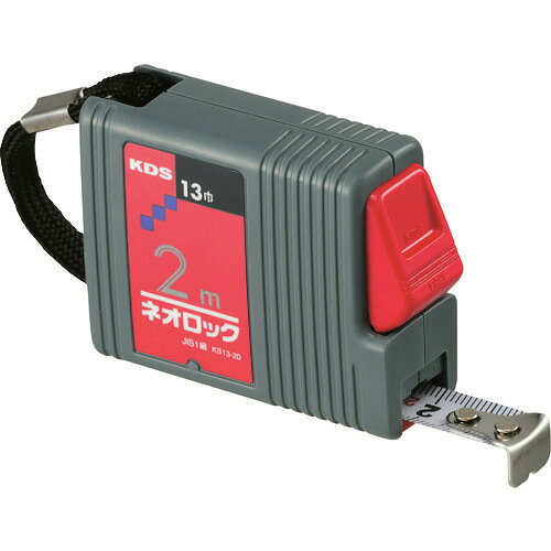 オレンジブック トラスコ中山　TRUSCOKDS コンベックス ネオロック13巾(角型) 2m 〔品番:KS1320〕[ 注番:8511136]特長●故障の少ないON-OFFロック機構付きです。●内法測定に便利な寸法入り角型ケースです。用途...
