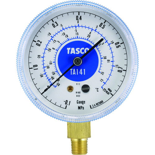 オレンジブック トラスコ中山　TRUSCOタスコ R22連成計 〔品番:TA141〕[ 注番:8520975]特長●国産ゲージです。●カバーはポリカーボネート製の為、割れに強くなっています。●校正証明書取得可能です。用途●R22マニホールド...