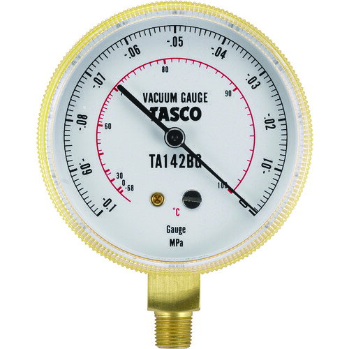 オレンジブック トラスコ中山　TRUSCOタスコ 真空計 68Φ 〔品番:TA142BG〕[ 注番:8520977]特長●国産ゲージです。●カバーはポリカーボネート製の為、割れに強くなっています。仕様●ゲージ径(mm)：68●圧力表示(MP...