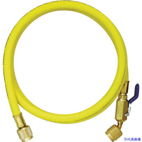 オレンジブック トラスコ中山　TRUSCOAsada 1/4 チャージングホースプラス2 ボールバルブ付 244cm 黄 〔品番:Y29096〕[ 注番:8521159]特長●冷媒放出防止のためのボールバルブ付きです。●新冷媒対応の高耐圧構...