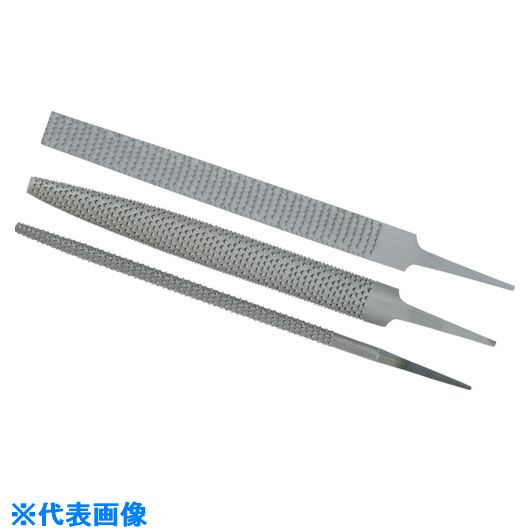 オレンジブック トラスコ中山　TRUSCOツボサン 鉛木工ヤスリ 丸 250mm 鬼目 〔品番:MA25090〕[ 注番:8528558]特長●全面が鬼目(荒削り)になっています。●目が粗いので目詰まりしにくいのが特徴です。用途●木材、鉛、...