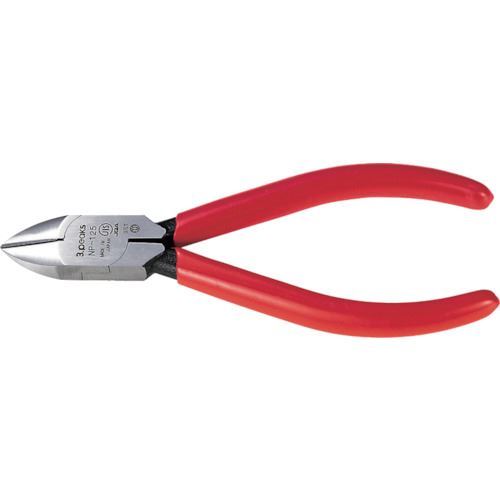 オレンジブック トラスコ中山　TRUSCOスリーピークス 強力ニッパ(JIS付・穴無) 125mm 〔品番:NP125G〕[ 注番:8535074]特長●JIS規格の定番品でありながら、限界まで形状と仕組みを追求、軽量化と機能向上に成功しま...