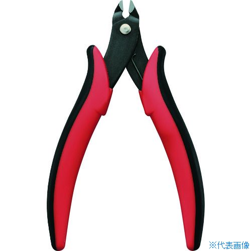 オレンジブック トラスコ中山　TRUSCO白光 先曲がりマイクロニッパ 129mm 〔品番:10602〕[ 注番:8535141]特長●精密部品のリード線を水平にカットします。●線材の細工・加工作業や趣味などに最適です。用途●軟銅線の細工、...