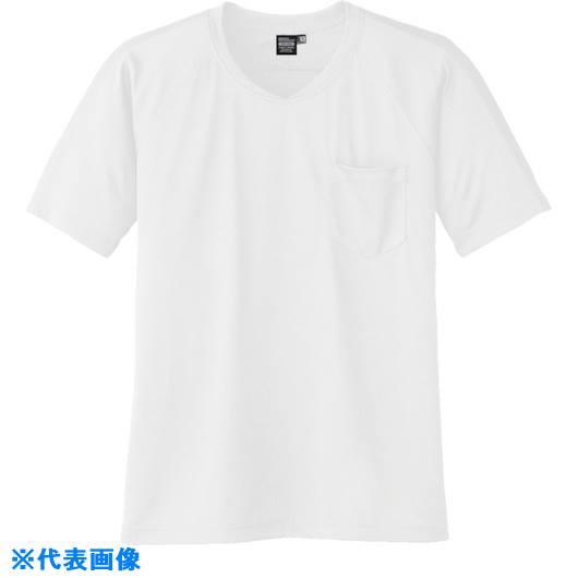オレンジブック トラスコ中山　TRUSCOコーコス 半袖VネックTシャツA−667 0 ホワイト L 〔品番:A6670L〕[ 注番:8542018]特長●吸汗速乾・接触冷感機能付です。仕様●サイズ：L●タイプ：半袖仕様2材質/仕上セット内...
