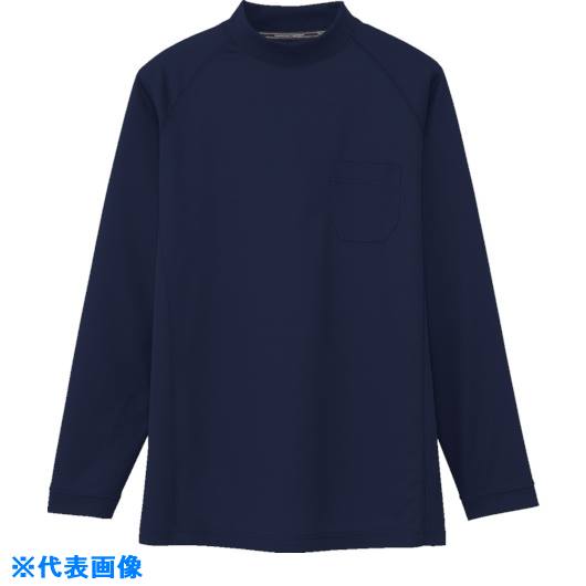 オレンジブック トラスコ中山　TRUSCOコーコス 長袖ローネックAS−658 1 ネイビー L 〔品番:AS6581L〕[ 注番:8542927]特長●吸汗速乾機能付です。仕様●サイズ：L●タイプ：長袖仕様2材質/仕上セット内容/付属品注...