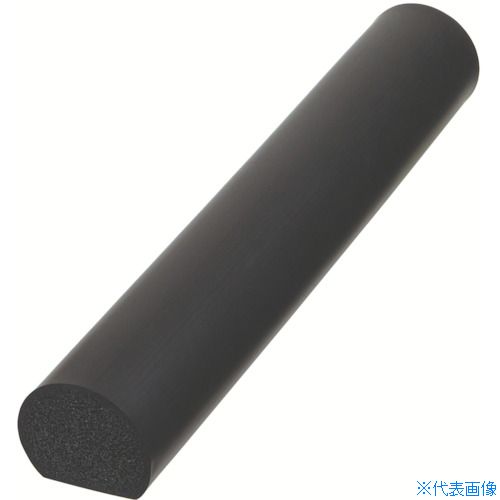 オレンジブック トラスコ中山　TRUSCOCAR−BOY 安心クッション かまぼこ型 ブラック 〔品番:AC111〕[ 注番:8547762]特長●クッション性、耐摩耗性に優れたクッション材です。用途●強い衝撃の吸収材として。仕様●色：ブラ...