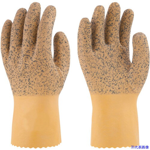 オレンジブック トラスコ中山　TRUSCOトワロン 天然ゴム手袋 トワロングリップ L 〔品番:141L〕[ 注番:8548660]特長●すべり止めを強化した強力グリップタイプです。●天然ゴムをコーティングしているため、しなやかで作業性の良...