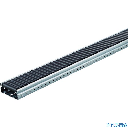 オレンジブック トラスコ中山　TRUSCOTRUSCO 流動棚用 導電ホイールコンベヤ Φ18ワイド P20XL2000 〔品番:V1870UD202000〕[ 注番:8549325]特長●導電ホイールの使用により静電気を防止します。●小径...
