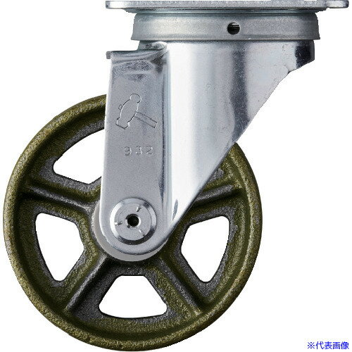 オレンジブック トラスコ中山　TRUSCOハンマー キャスター 〔品番:420SC100〕[ 注番:8549710]特長●荷重に対する抵抗力が大きく、旋回もスムーズな高品質な大型キャスターです。●工場、事務所などに多く使用されており、堅牢で...