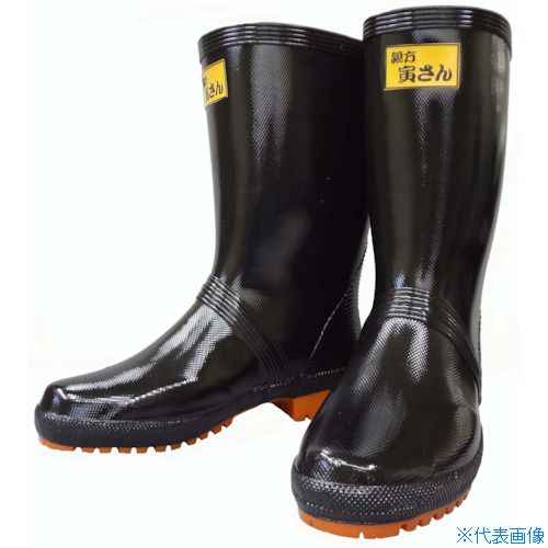 オレンジブック トラスコ中山　TRUSCO福山ゴム 親方寅さんブーツ1 25.0 〔品番:OTB125.0〕[ 注番:8549762]特長●胴部分がメッシュ繊維入り4層構造で引き裂き強度に優れています。用途●一般作業に。仕様●寸法(cm)：...