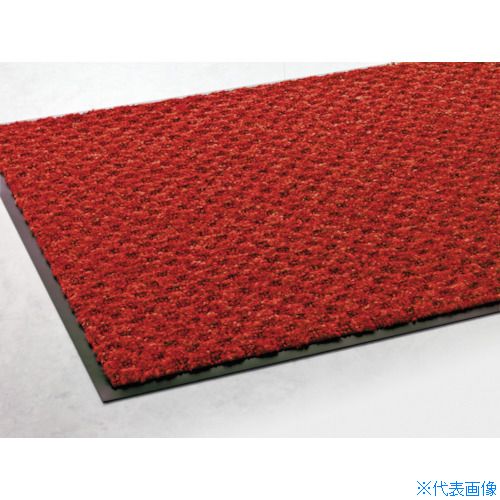 オレンジブック トラスコ中山　TRUSCOテラモト 屋内マット ハイペアロン シグナルレッド 600×900mm 〔品番:MR0380402〕[ 注番:8551085]特長●抜群の除塵性能で腰が強くヘタりにくい製品です。用途●屋内、風除室、...
