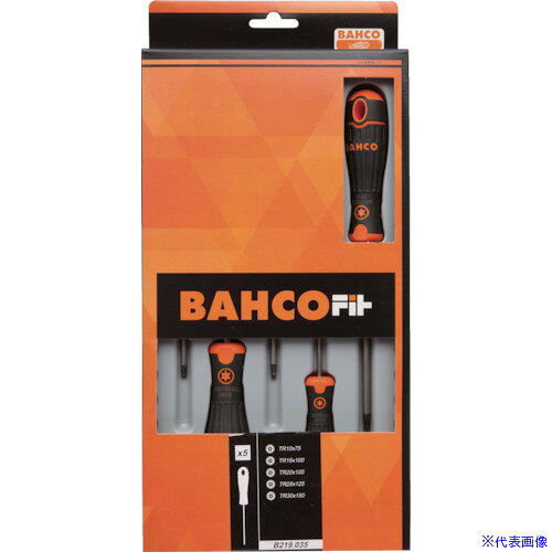 オレンジブック トラスコ中山　TRUSCOBAHCO グリップドライバー FIT 5本セット B141.010.075、B141.015.100他 〔品番:B219.035〕[ 注番:8551696]特長●手にFITする、工具袋にFITする...