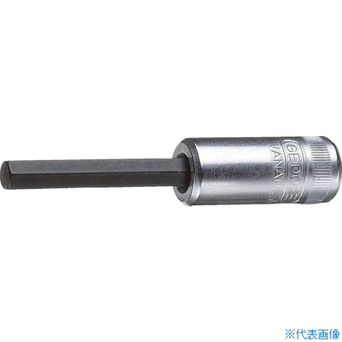 オレンジブック トラスコ中山　TRUSCOGEDORE ロングヘキサゴンビットソケット 3/8 5mm IN30L 〔品番:1394347〕[ 注番:8552692]特長●ローレット加工を施すことで、手回しでも手から滑り落ちにくいです。●ラ...