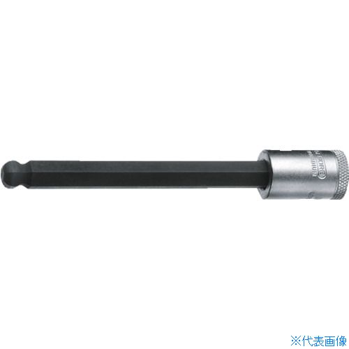 オレンジブック トラスコ中山　TRUSCOGEDORE ボールポイントヘキサゴンビットソケット IN30LK 3/8 6mm 〔品番:1505742〕[ 注番:8552699]特長●ローレット加工を施すことで、手回しでも手から滑り落ちにくい...