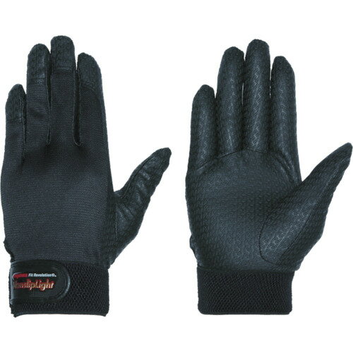 オレンジブック トラスコ中山　TRUSCOペンギンエース ノンスリップライトPパターンマジック L ブラック 〔品番:PA9200L〕[ 注番:8552999]特長●手のひらに新開発Pパターン［［R上］］(日本製素材)を採用し、強力なグリッ...