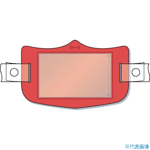 オレンジブック トラスコ中山　TRUSCOつくし e帽章 透明ポケット付き 赤 ヘルメット用樹脂バンド付 〔品番:WE124H〕[ 注番:8553182]特長●e-腕章の本体部分に伸縮性と透過性のあるウレタン樹脂バンドを組み合わせた新しいタ...