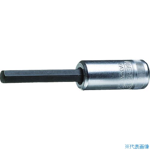 オレンジブック トラスコ中山　TRUSCOGEDORE ロングヘキサゴンソケットビット 対辺3mm IN20L 〔品番:1933256〕[ 注番:8553913]特長●ローレット加工を施すことで、手回しでも手から滑り落ちにくいです。●ラチェ...