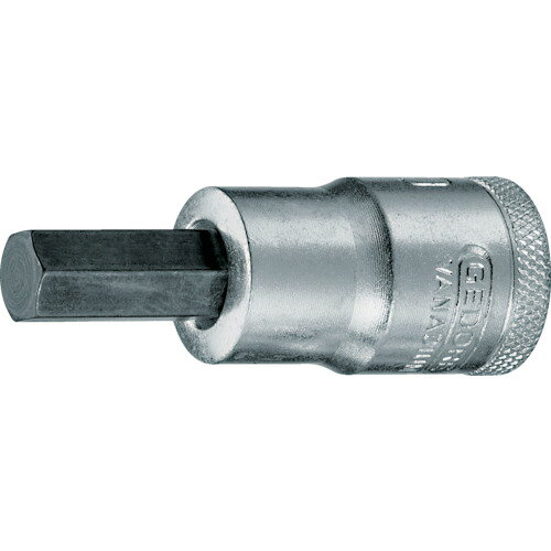 オレンジブック トラスコ中山　TRUSCOGEDORE ヘキサゴンビットソケット 1/2 19mm IN19 〔品番:6154120〕[ 注番:8554528]特長●ローレット加工を施すことで、手回しでも手から滑り落ちにくいです。●ラチェッ...