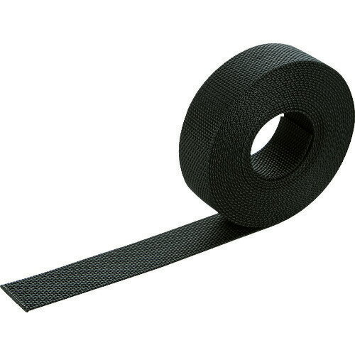 オレンジブック トラスコ中山　TRUSCOTRUSCO ナイロン平ベルト 1.6t×30mm×5m 黒 〔品番:TNB305BK〕[ 注番:8554959]特長●一般的な合成繊維で最も強度があるナイロンを使用し、摩擦と衝撃にも強く耐熱性にも...
