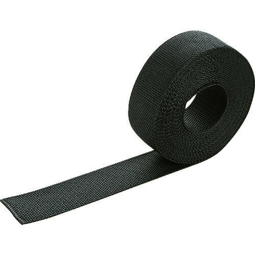 オレンジブック トラスコ中山　TRUSCOTRUSCO ナイロン平ベルト 1.6t×38mm×5m 黒 〔品番:TNB385BK〕[ 注番:8554963]特長●一般的な合成繊維で最も強度があるナイロンを使用し、摩擦と衝撃にも強く耐熱性にも...