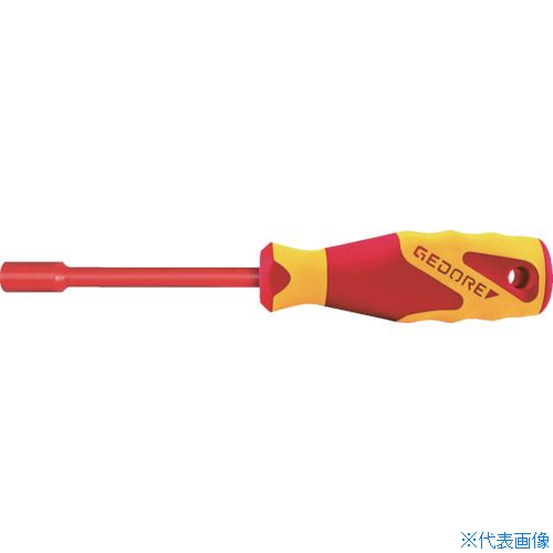 オレンジブック トラスコ中山　TRUSCOGEDORE 絶縁ナットドライバー 1000V 対辺17mm 〔品番:1747185〕[ 注番:8556427]特長●人間工学に基づいたハンドルデザインで高い作業性を実現し、作業による手の疲労を軽減...
