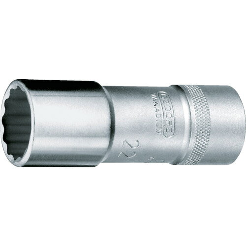 オレンジブック トラスコ中山　TRUSCOGEDORE ソケット ロング(12角) 1/2 14mm 〔品番:6140250〕[ 注番:8556722]特長●ローレット加工を施すことで、手から滑り落ちにくいです。●ユニットドライブで接触面積...