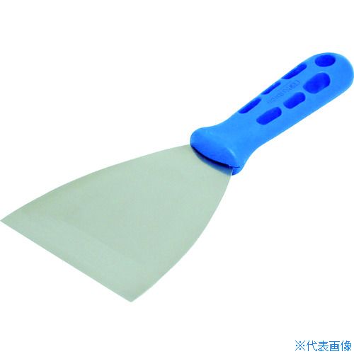 オレンジブック トラスコ中山　TRUSCOKubala スパチュラ 刃幅100mm PPグリップ 〔品番:0500〕[ 注番:8557101]特長●ステンレス製のためサビに強く、耐酸性のヘラです。●人間工学に基づいた握りやすいグリップです。...
