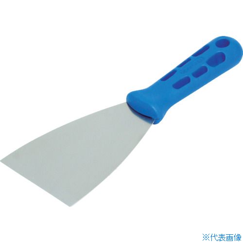 オレンジブック トラスコ中山　TRUSCOKubala スパチュラ 刃幅80mm PPグリップ 〔品番:0503〕[ 注番:8557104]特長●ステンレス製のためサビに強く、耐酸性のヘラです。●人間工学に基づいた握りやすいグリップです。用...
