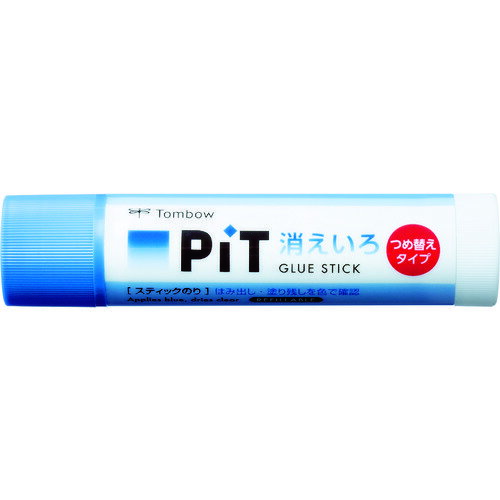 オレンジブック トラスコ中山　TRUSCOTombow スティックのりつめ替え消えいろピット 〔品番:PTNCR〕[ 注番:8560019]特長●つめ替えできる消えいろピットなのでムダなく使え、経済性にも優れたスティックのりです。仕様●直径...