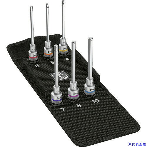 オレンジブック トラスコ中山　TRUSCOWera(ヴェラ) 8740 C HF 1/2 ヘックス6点セット 〔品番:004210〕[ 注番:8562080]特長●各サイズが色で分けられているため、サイズを簡単に選べます。●ホールディングフ...