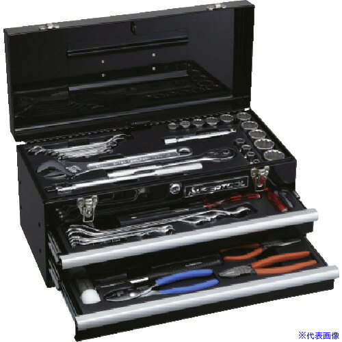 オレンジブック トラスコ中山　TRUSCOスーパー プロ用デラックス工具セット(2段引き出し) 〔品番:S7000DS〕[ 注番:8562083]特長●機械・自動車・農機の整備に適した工具セットです。●プロが満足する使う人の立場に立った最適...