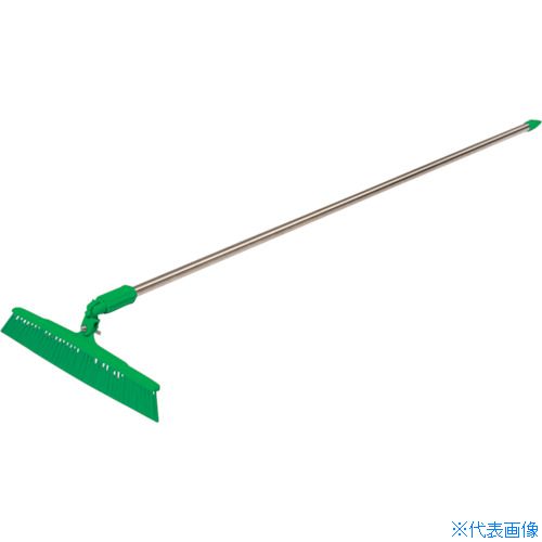 オレンジブック トラスコ中山　TRUSCOBURRTEC バーキュートプラス 衛生管理用ほうき クネットタイプ ハード 緑 BCP30K−BH40HG 300×1130mm 〔品番:63110401〕[ 注番:8563069]特長●ブラシが...