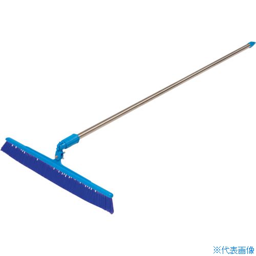 オレンジブック トラスコ中山　TRUSCOBURRTEC バーキュートプラス 衛生管理用ほうき クネットタイプ幅広 ハード 青 BCP45K−BH40HB 450×1130mm 〔品番:63111201〕[ 注番:8563072]特長●ブラ...