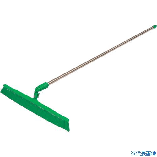 オレンジブック トラスコ中山　TRUSCOBURRTEC バーキュートプラス 衛生管理用ほうき クネット幅広 ハード緑1 BCP45K−BH40HG 1P※ 〔品番:63111401〕[ 注番:8563074]特長●ブラシが直角に曲がるから...