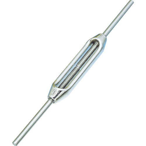 オレンジブック トラスコ中山　TRUSCOTRUSCO ステン枠式ターンバックル両端ストレート規格W-3/8 〔品番:TTB9SS〕[ 注番:8563328]特長●枠を回転させると、ゆるめたり、締めたりすることができます。用途●ワイヤロープ...