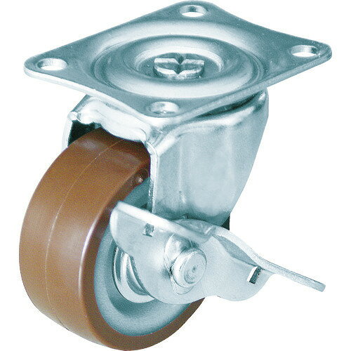 オレンジブック トラスコ中山　TRUSCOTRUSCO キャスター TYGシリーズ 自在SP付 ウレタン車 50mm 〔品番:TYGUB50〕[ 注番:8564137]特長●標準的な小型キャスターです。●ウレタン車輪は耐油性、耐摩耗性に優れ...