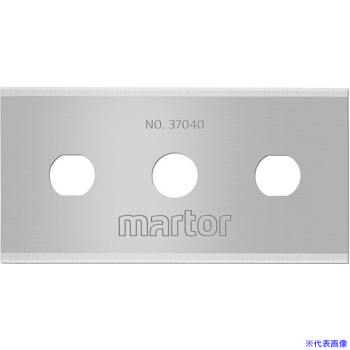 オレンジブック トラスコ中山　TRUSCOmartor 特殊用カッター用替刃 INDUSTRIAL BLADE 37040 10枚入 〔品番:37040〕[ 注番:8566593]特長●セーフティカッター用替刃です。仕様●刃厚(mm)：0....