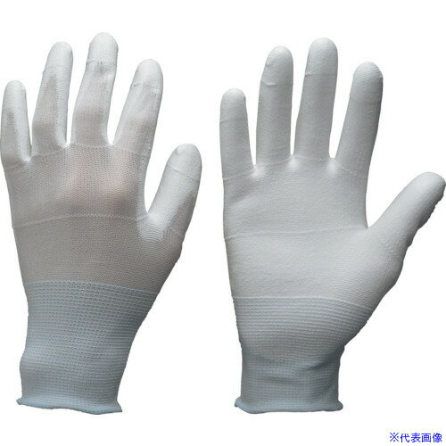 オレンジブック トラスコ中山　TRUSCOトワロン まとめ買い ウレタン背抜き手袋 クリーン背抜き M (10双入) 〔品番:10010PM〕[ 注番:8570480]特長●傷みやすい指先部分に特殊強化編み加工を施しています。●繊維からの発...