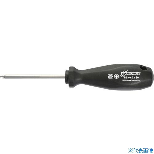 オレンジブック トラスコ中山　TRUSCOBONDHUS ポジドライブ・ドライバー 1110 PZ0×60 〔品番:1110〕[ 注番:8570591]特長●手にフィットする8面ハンドルが、最大のトルクを伝えます。●硬度とトルク値はドイツD...