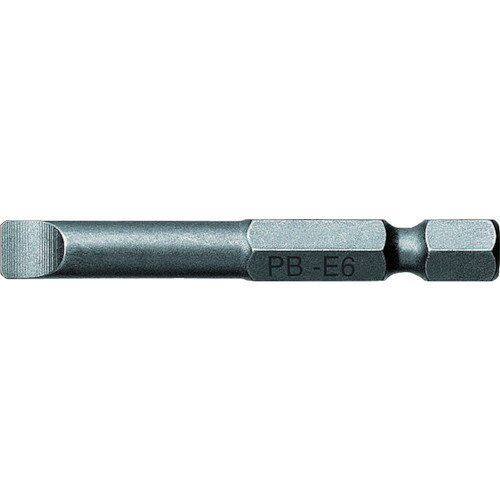 オレンジブック トラスコ中山　TRUSCOPBスイスツールズ E6−100−3 段付マイナスビット 〔品番:E61003〕[ 注番:8573061]特長●強度と精度に優れた差込角1/4インチ(6.35mm)の段付きマイナスビットです。仕様●...