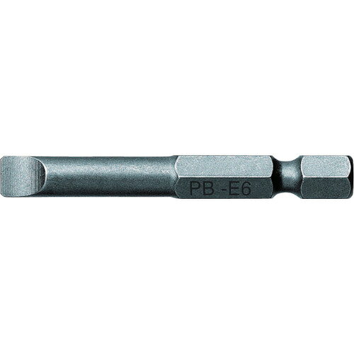 オレンジブック トラスコ中山　TRUSCOPBスイスツールズ E6−100−4 段付マイナスビット 〔品番:E61004〕[ 注番:8573062]特長●強度と精度に優れた差込角1/4インチ(6.35mm)の段付きマイナスビットです。仕様●...