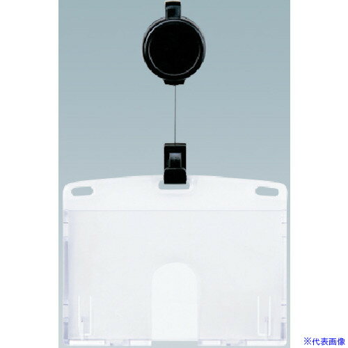 オレンジブック トラスコ中山　TRUSCOOP タッグ名札 リール式 1枚 〔品番:NT1P〕[ 注番:8576053]特長●非接触IDカードの読み取りに便利な伸縮可能なリールクリップです。●フック式で名札が外れにくい構造になっています●強...