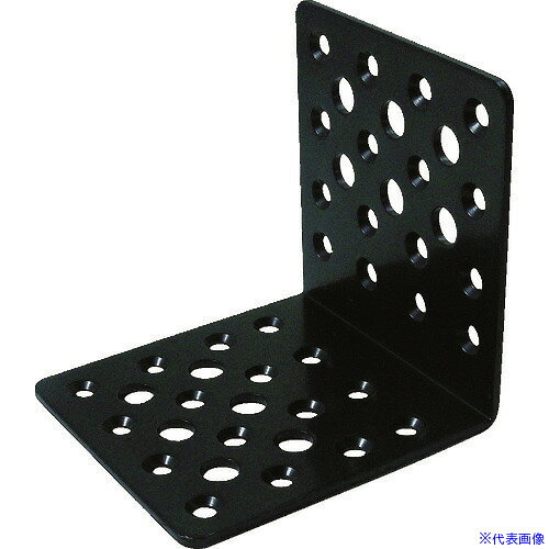 オレンジブック トラスコ中山　TRUSCODAIDOHANT マルチ金物 L型 ブラック 2.3×80×85×85 〔品番:00069107〕[ 注番:8586057]特長●多孔式のため、取り付け箇所に融通が利きます。●木工用ねじ、ボルトど...
