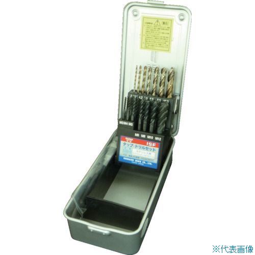 オレンジブック トラスコ中山　TRUSCOISF ステンレス用 スパイラルタップ・コバルトドリルセット 〔品番:SUSSD21〕[ 注番:8587530]特長●スチールケース入りです。●止り穴用です。●ステンレスの加工に最適です。●即時現場...